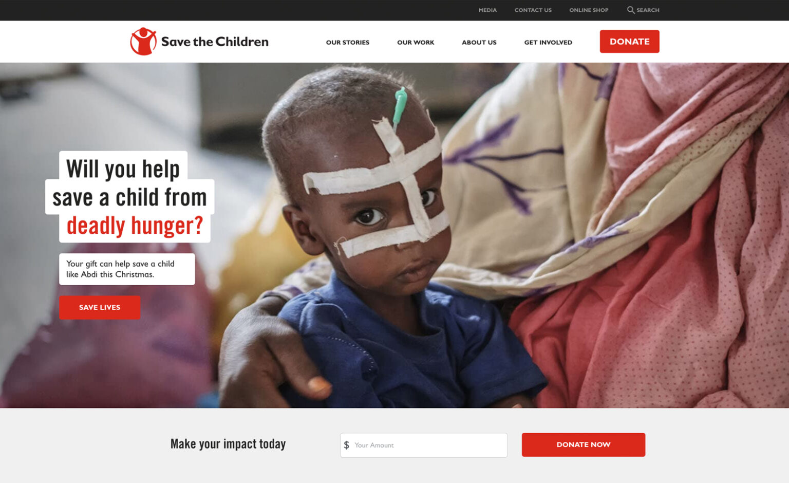Save the Children - 20th Annual Australian Web Awards