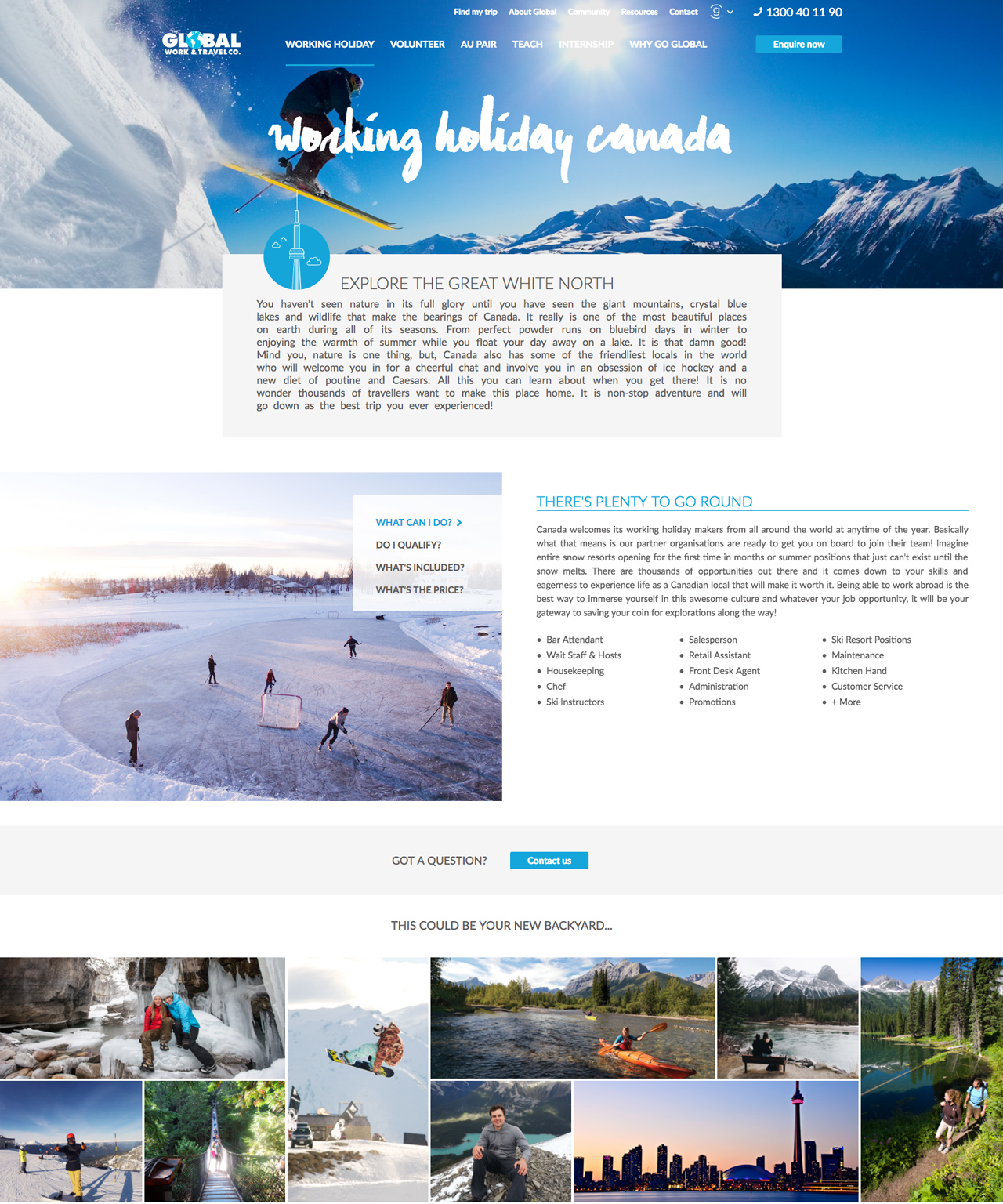 The Global Work & Travel Co. - 20th Annual Australian Web Awards