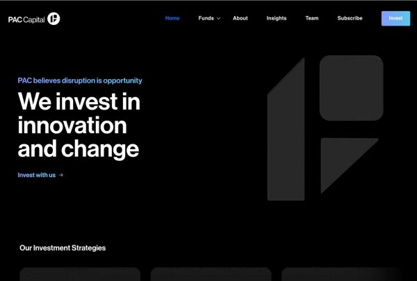 PAC Capital - 17th Annual Australian Web Awards