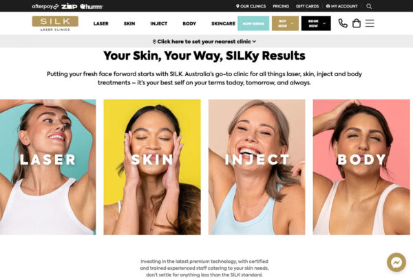 SILK Laser - 21st Annual Australian Web Awards