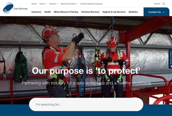 Coal Services - 21st Annual Australian Web Awards