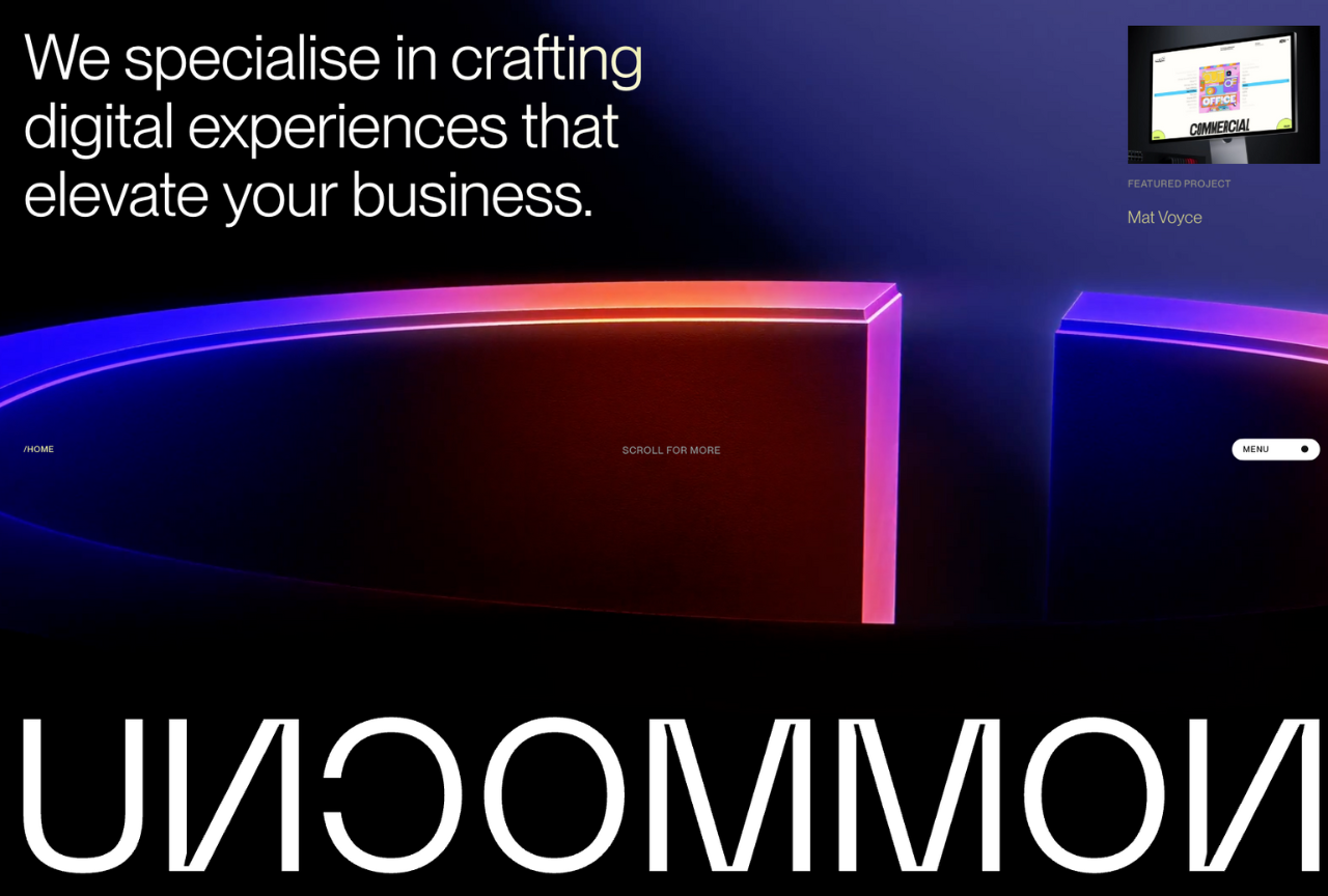 Uncommon - 20th Annual Australian Web Awards