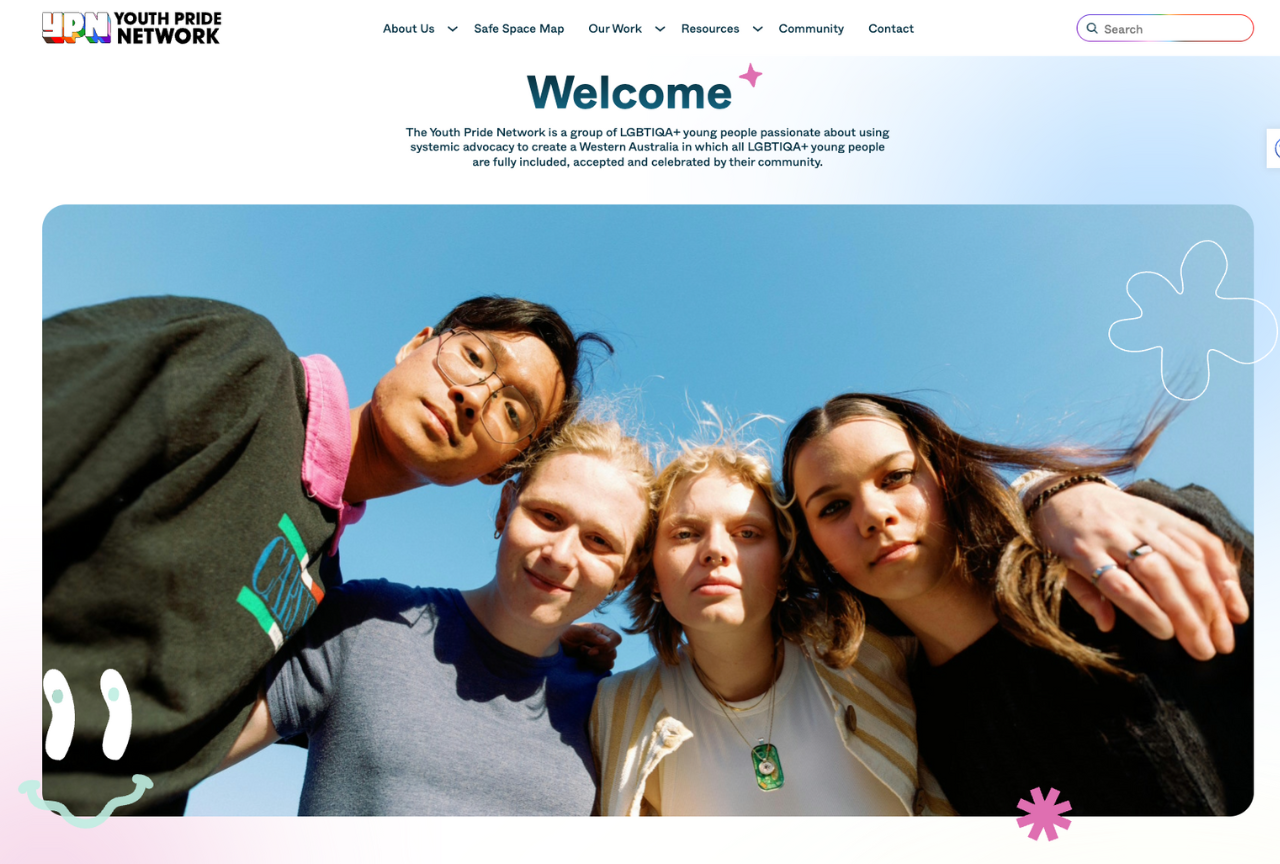 Youth Pride Network - 20th Annual Australian Web Awards